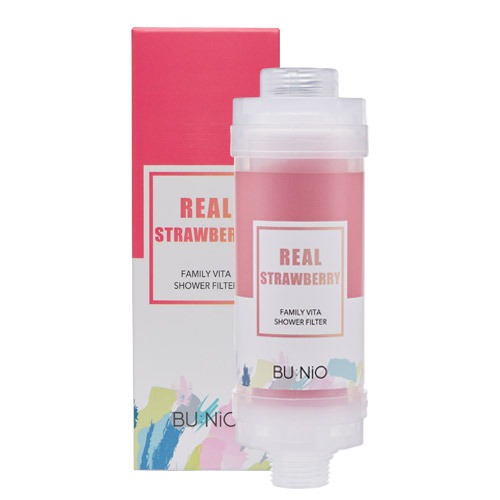 Real Strawberry – Bu:NiO Family Vitamin Shower Filter – Pure Shower Water