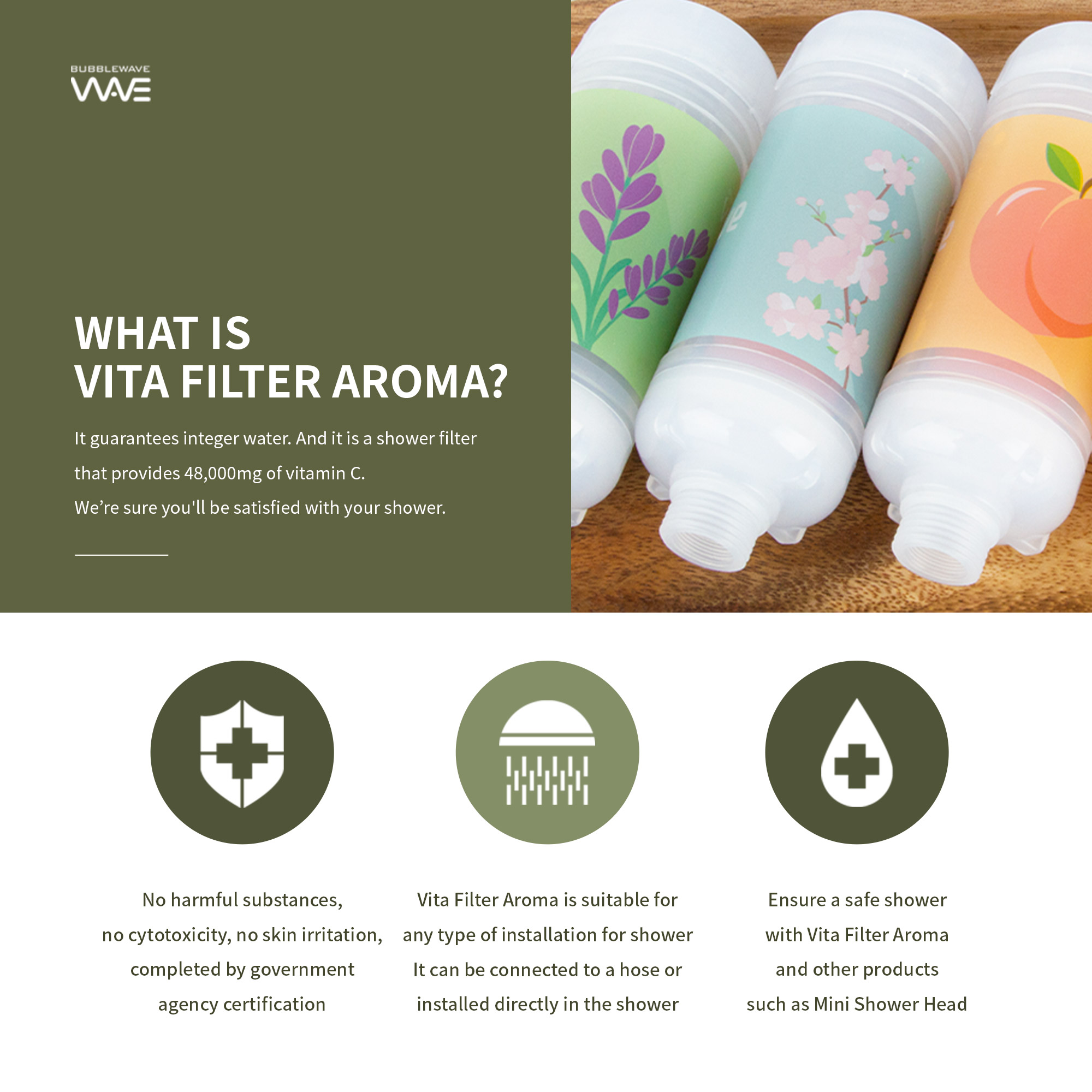 Lavender – Aroma Vitamin Shower Filter – Pure Shower Water